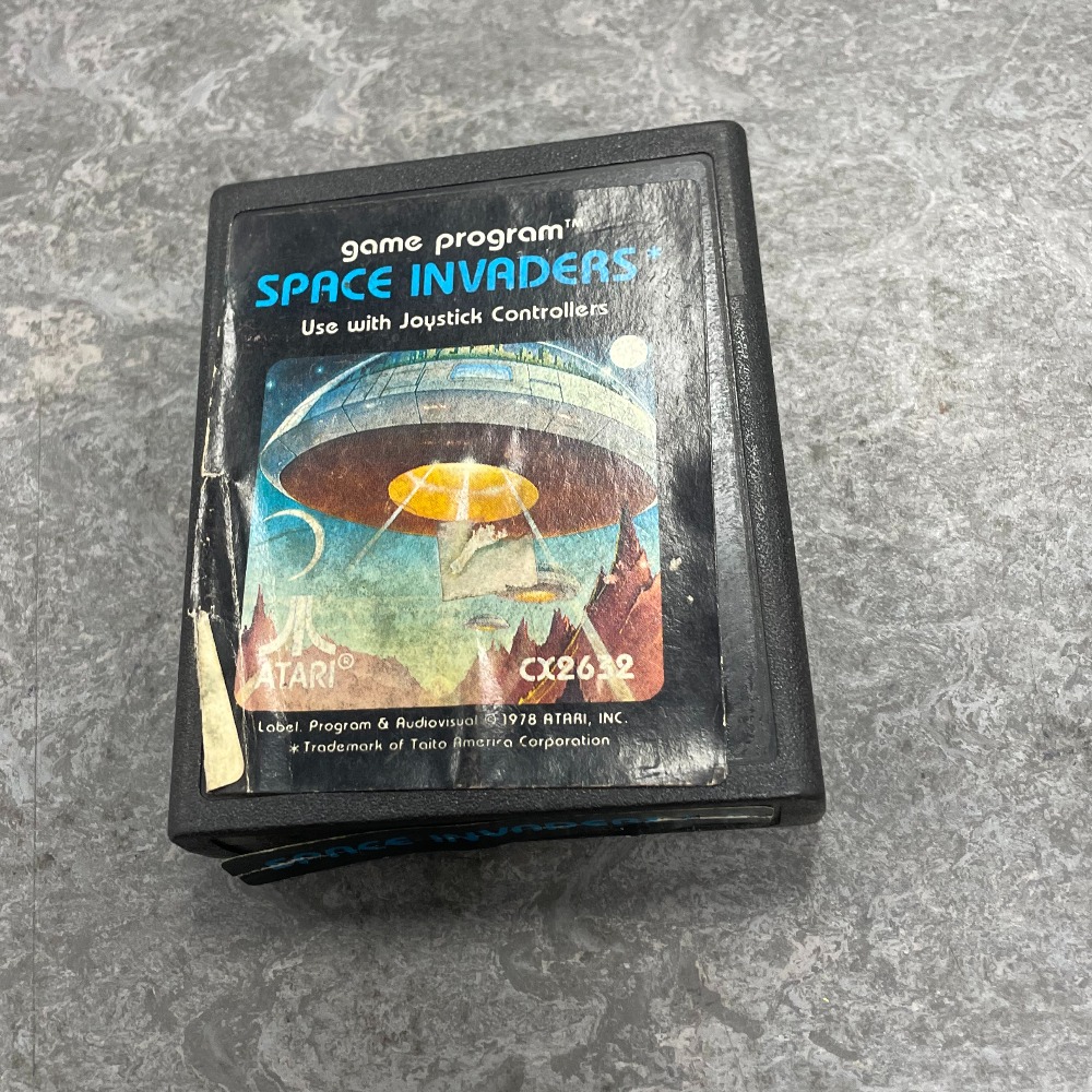 Pre-owned Game Program Space Invaders 1978 Atari vintage Cart - Own4Less